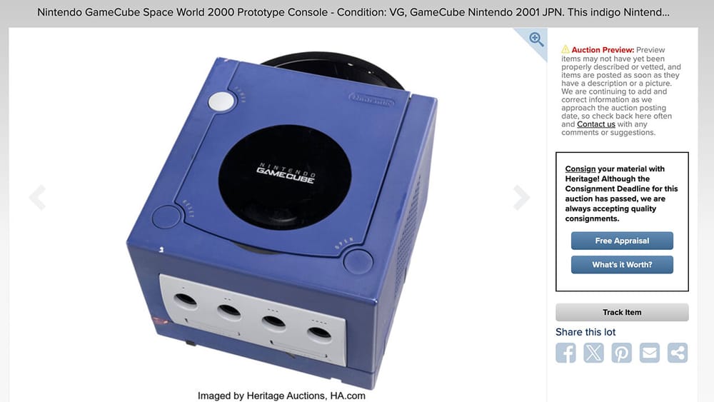 The Ultra-Rare SpaceWorld GameCube Prototype Is Going Up For Auction ...