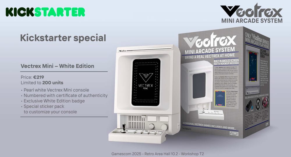 Vectrex Reveals Upcoming Limited Edition Mini Console