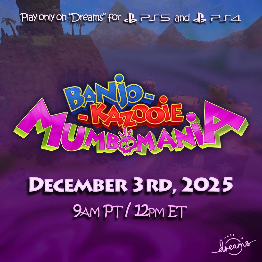 New Banjo-Kazooie Game 'Mumbomania' Releases On Dreams For PS4/PS5 Today