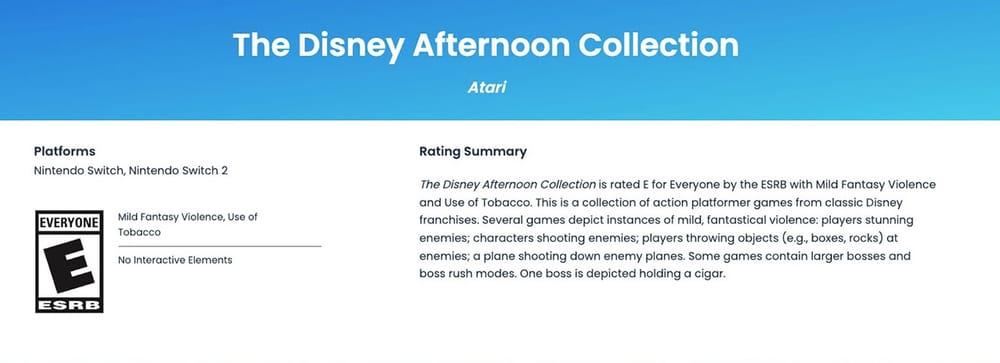 The Disney Afternoon Collection Is Finally Coming To Switch