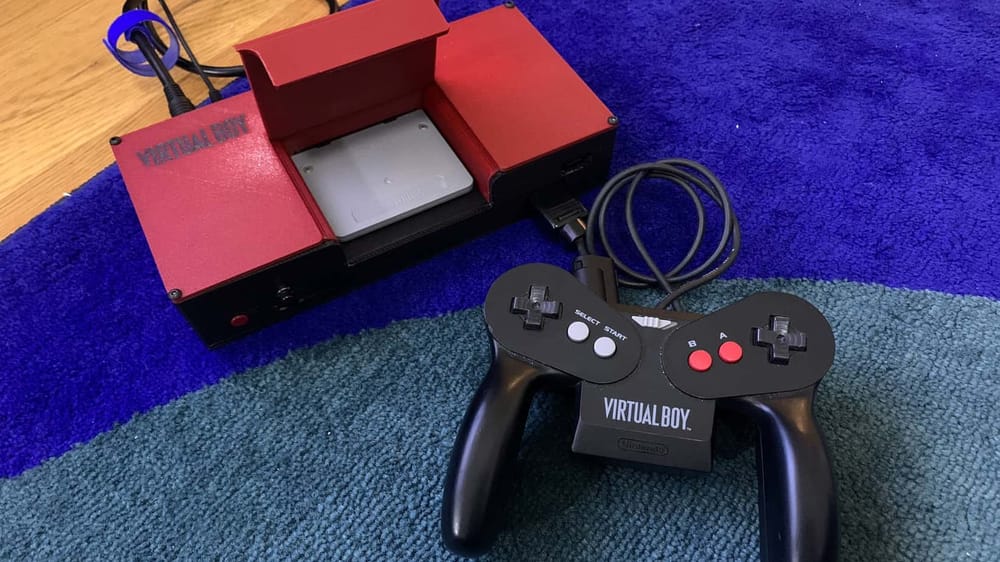 Modder turns the Nintendo Virtual Boy Into A Console