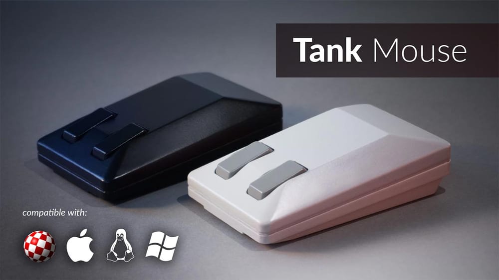 Tank Mouse Is Your New Wireless Amiga Mouse That Works On PC/Mac