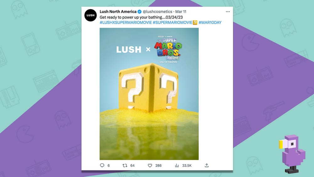 Lush Releasing A New Bath Line For the Super Mario Bros. Movie