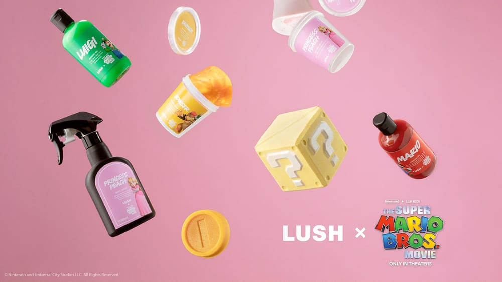 Lush Releasing A New Bath Line For the Super Mario Bros. Movie