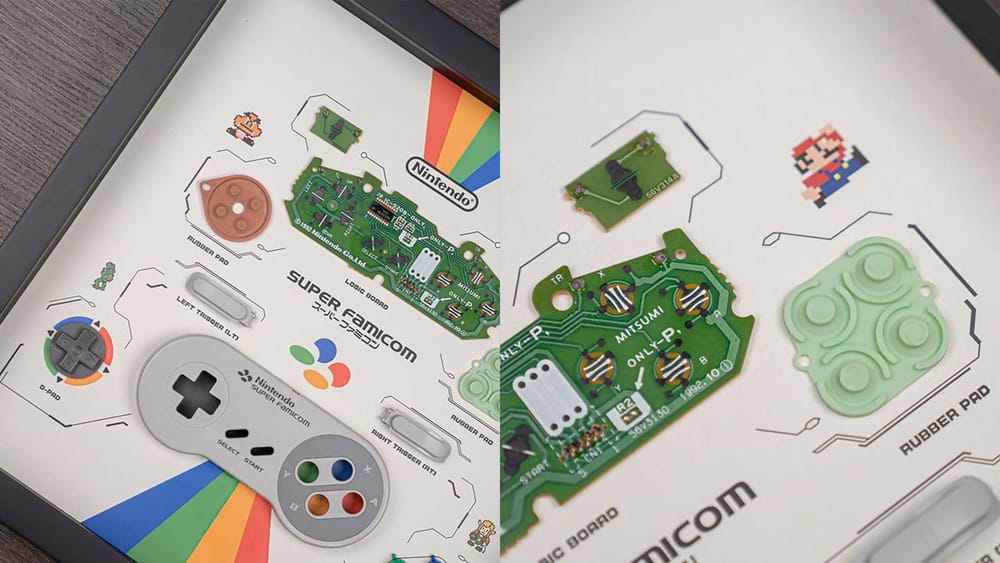 Grid Studio Releases A New Framed Super Famicom Controller Edition