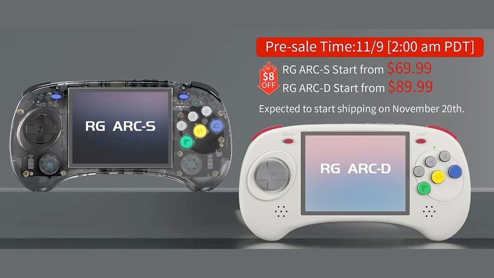 Anbernic RG-Arc Release Date and Pricing Information Announced