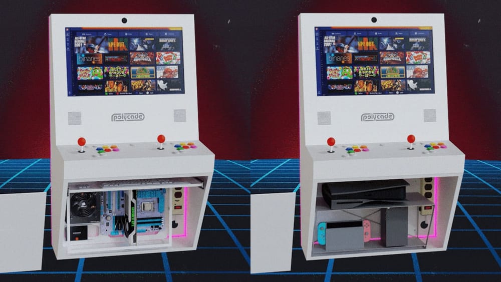 Polycade Sente Premium Home Arcade Cabinet Crowdfunding Begins
