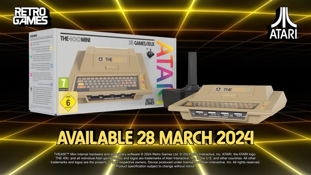 ATARI 400 Mini Heralds The Return Of Gaming Legend This March
