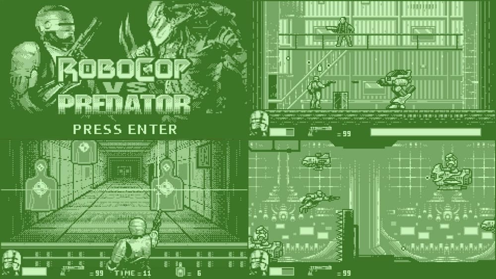 Robocop Vs Predator Is A New Game Boy Style Fan Game