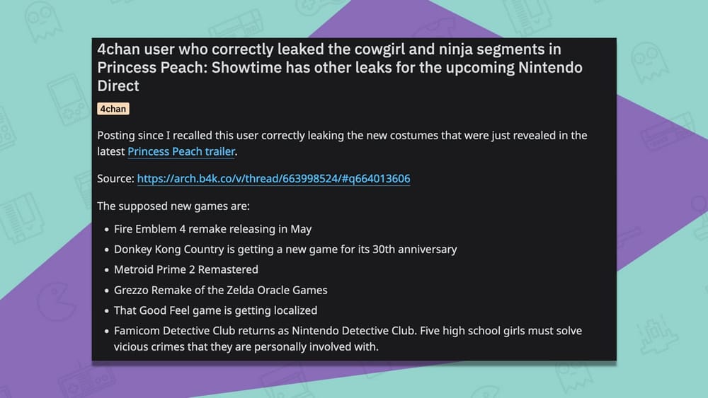 Zelda 'Oracle of Seasons' & 'Oracle of Ages' Remakes Rumored To Be In ...