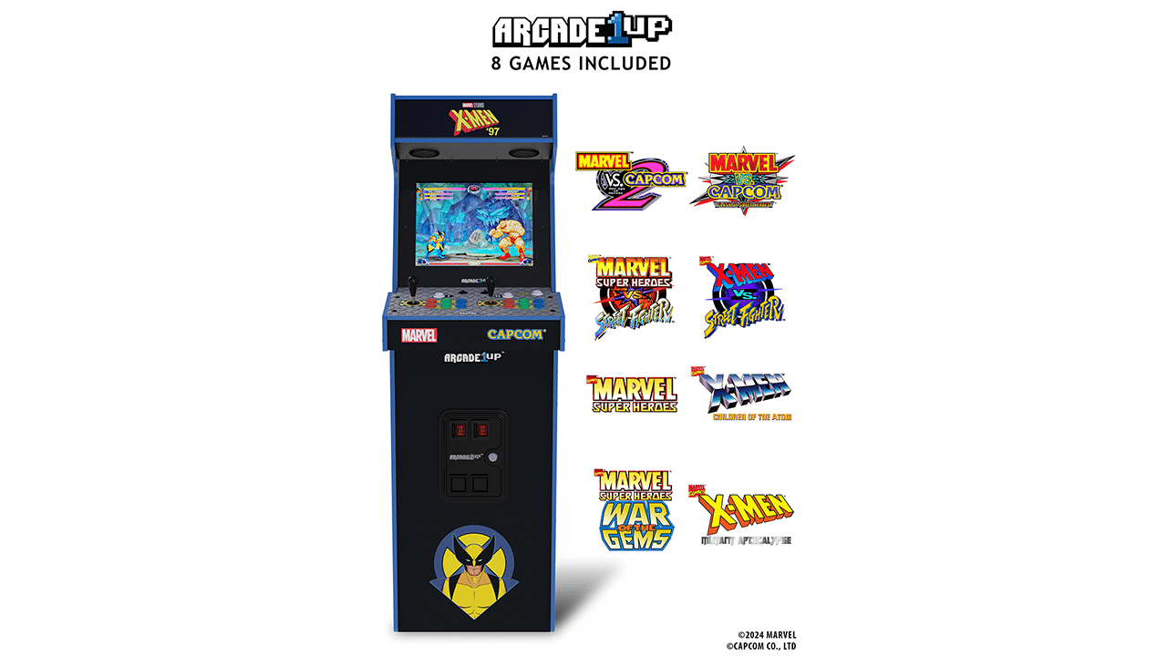 Marvel & Arcade1Up Unite For New X-Men '97 Arcade Cabinet