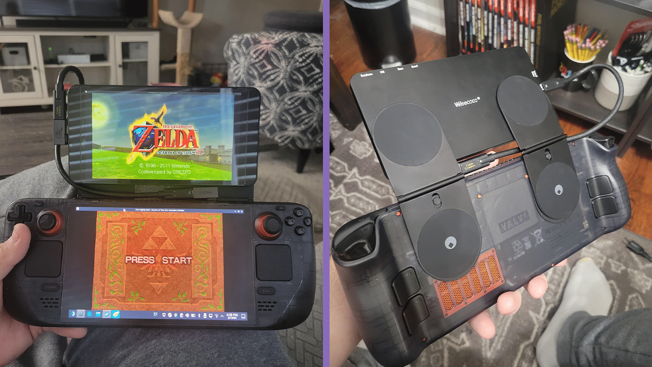 Steam Deck Mods Turn Valve's Handheld Into Huge Nintendo 3DS