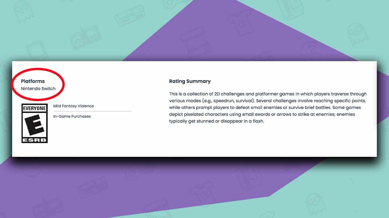 An ESRB Rating For A Nintendo Classic Has Suddenly Appeared Online