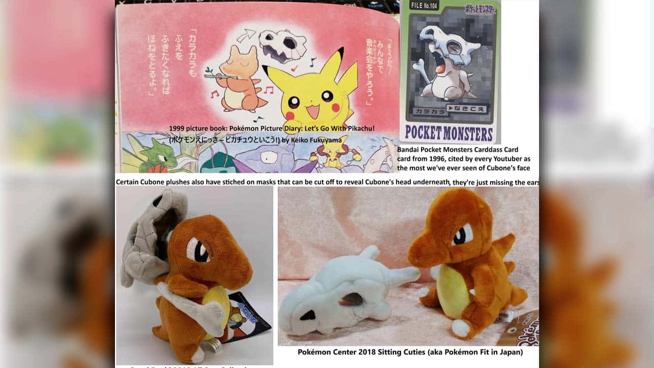 Gen 1 Pokémon Fans Are In Awe As Cubone's Face Is Discovered In Old 90s ...