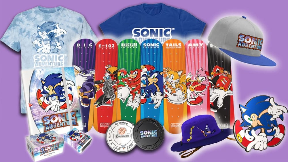 Limited Run Games Launch Sonic Adventure Merch Including Skate Decks ...