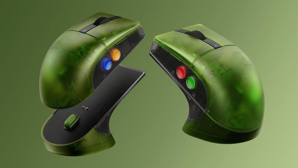 8BITDO Reveals "RETRO R8" A OG Transparent Green XBOX Wireless Mouse ...