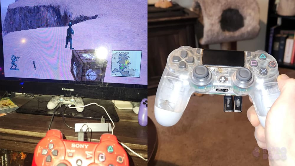 Modder Turns Broken PS4 Controller Into a Retro Games Console