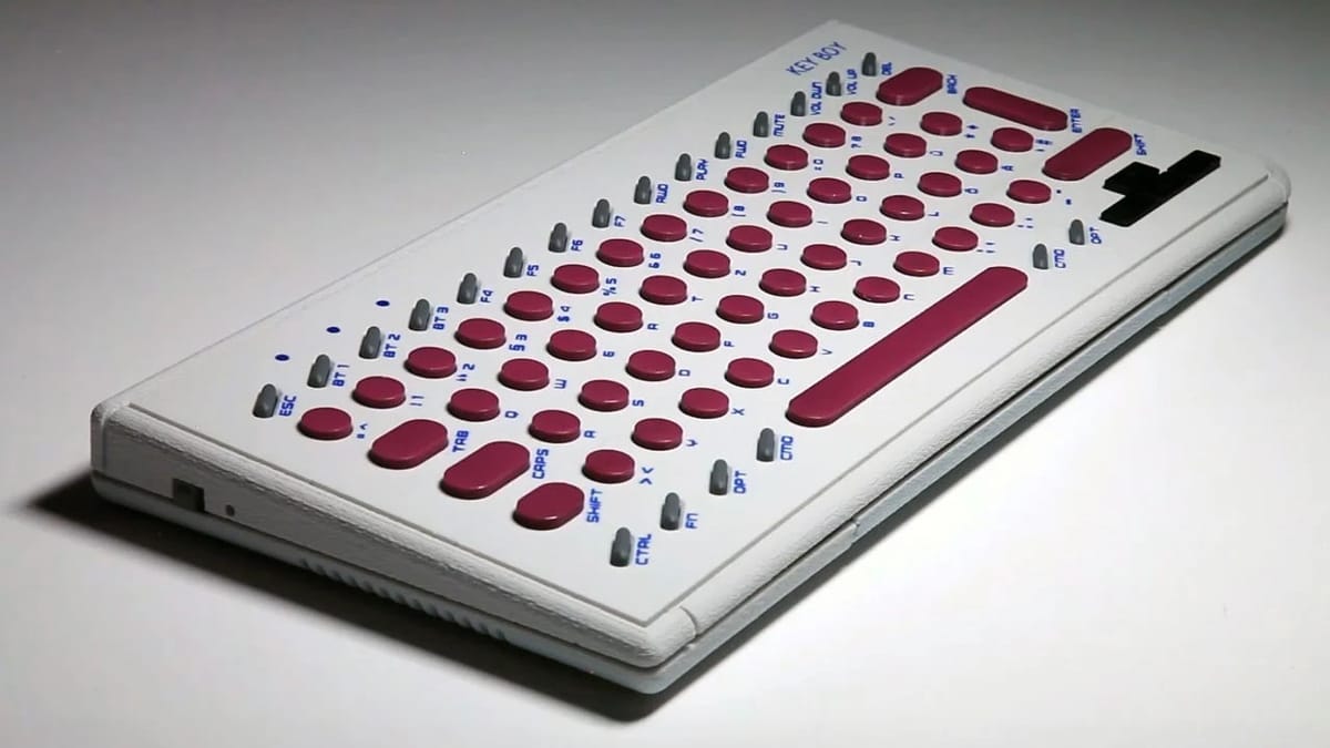The Key Boy Keyboard Uses Game Boy DMG-style Face Buttons For Button ...