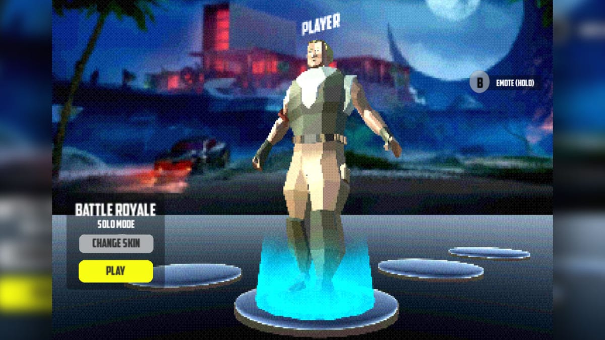 There's A Fortnite PS1 Demake That Gives Us Early Tomb Raider Vibes