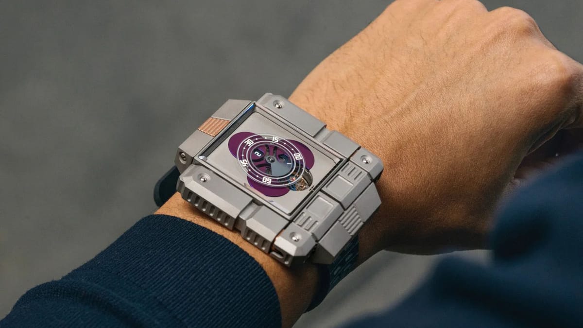 This Retro-Inspired Watch Transforms Into A Nostalgic 80s Robot