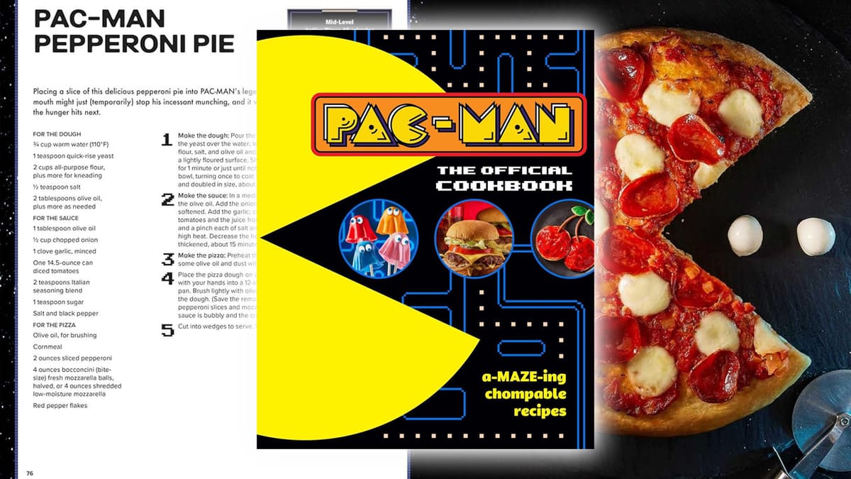 Add A Dash Of The Arcade To Your Mealtimes With The New PAC-MAN Cookbook