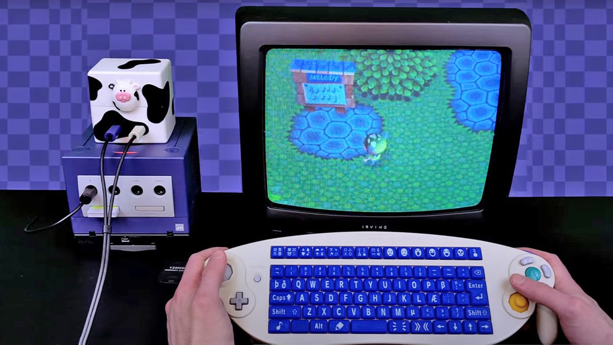 Gamer Mods Japanese ASCII Keyboard Controller To Work With Animal Crossing