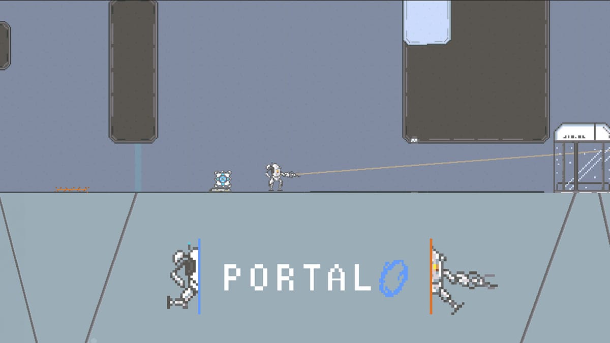 Classic Valve Title Portal Gets Reimagined As A 16-Bit Game