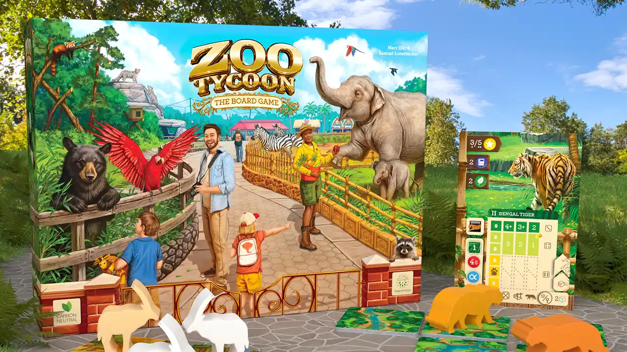 An Official Zoo Tycoon Board Game Is Coming To Kickstarter Soon