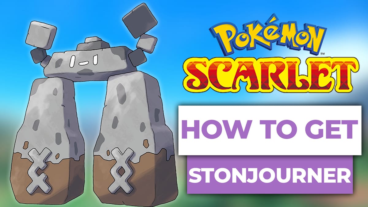 How To Get Stonjourner In Pokemon Scarlet (The Easy Way)