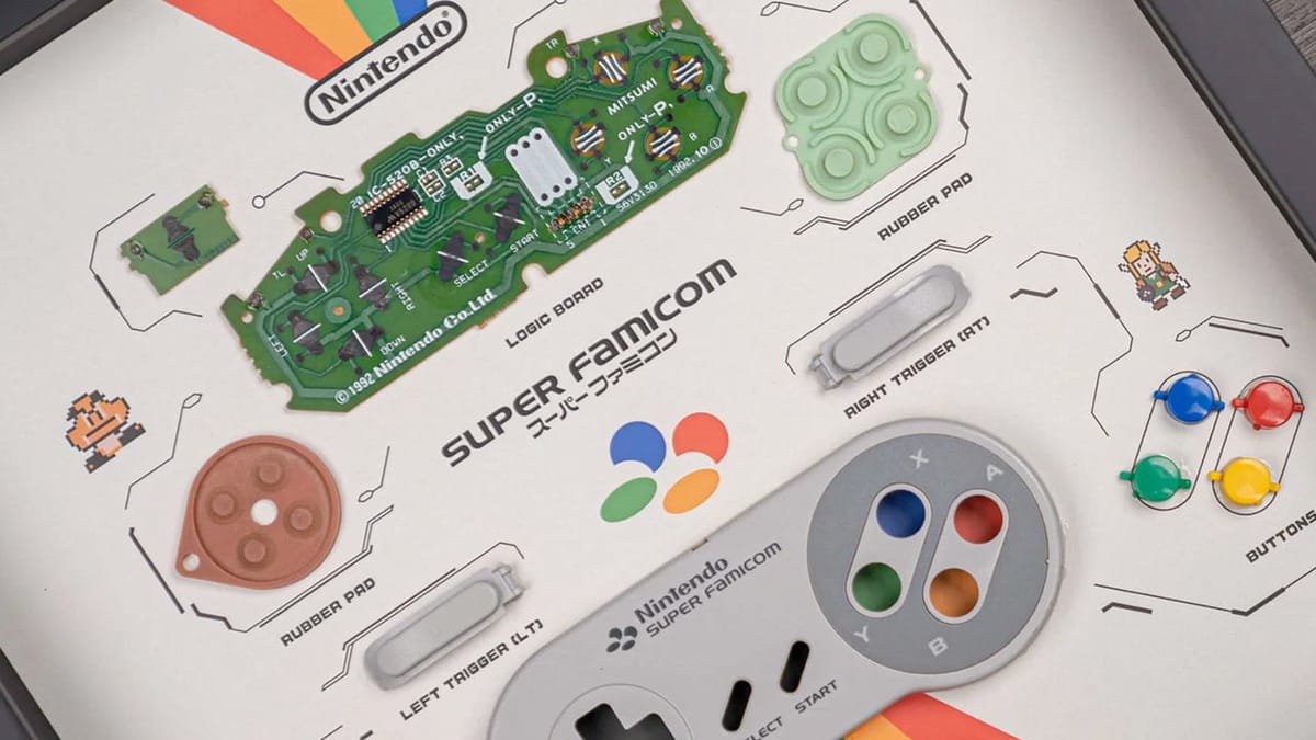 Grid Studio Releases A New Framed Super Famicom Controller Edition