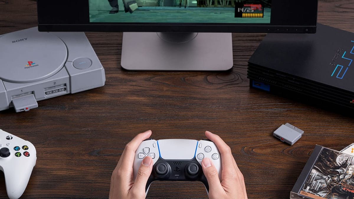 8BitDo Reveals New PS1/PS2 Retro Receivers For Modern Controllers