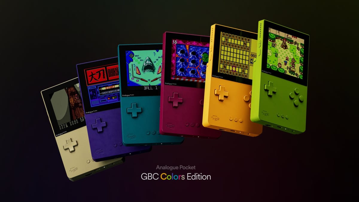 Analogue Reveal Limited Edition "GBC" Inspired Pocket Consoles