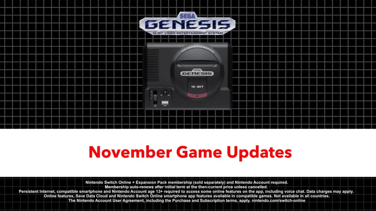 3 New Sega Mega Drive/Genesis Games Added To Nintendo Switch Online