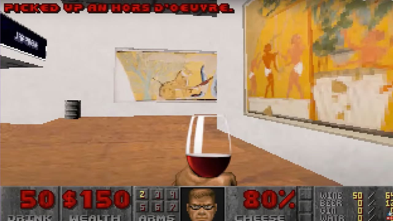 Doomguy Swaps Weapons For Wine In This Upper Class ROM Hack