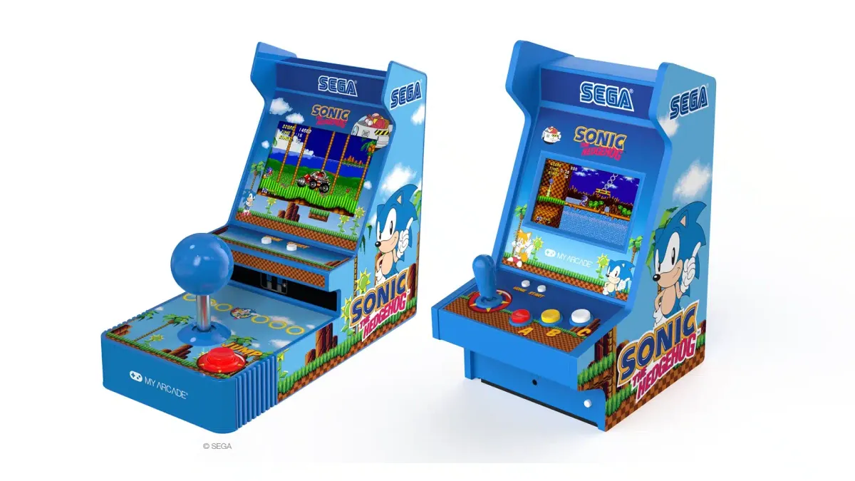 SEGA & MyArcade Reveal New Sonic The Hedgehog Mini Arcade Cabinets & More