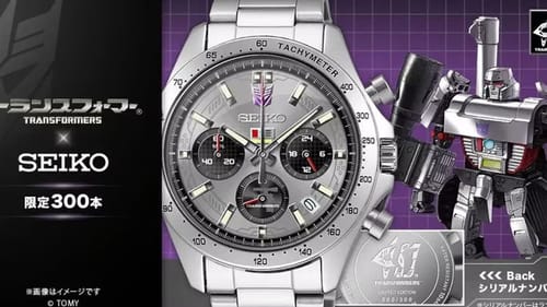 Seiko Teams Up With Transformers For Megatron-Inspired Watch
