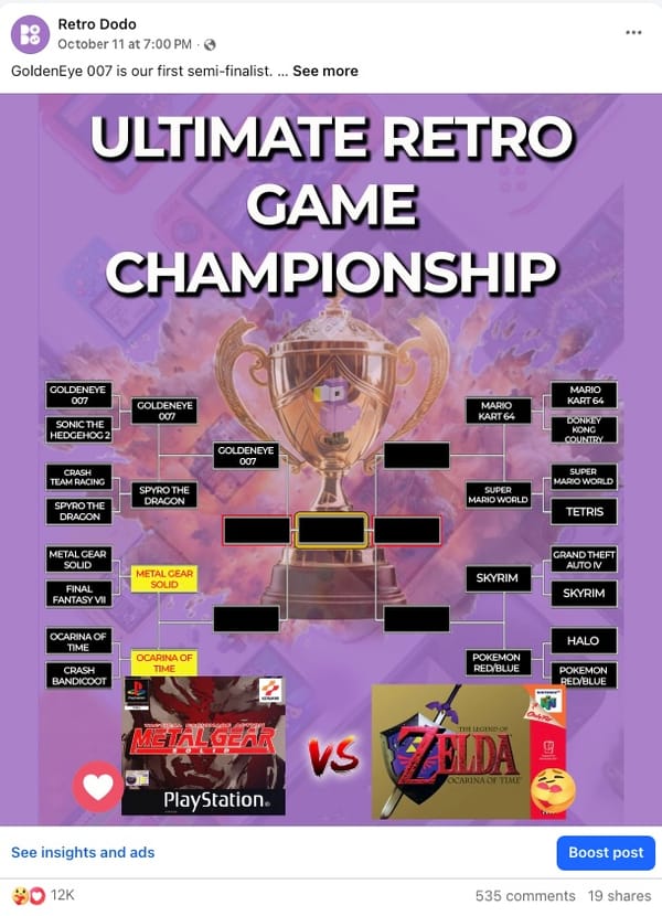 100K Retro Gamers Voted And Chose The Best Retro Game Of All Time