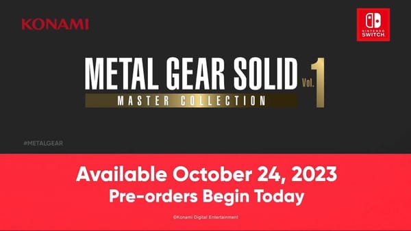 Metal Gear Solid Master Collection Vol. 1 Announced For Switch