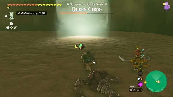 How To Beat Queen Gibdo (Lightning Temple) In Zelda Tears Of The Kingdom
