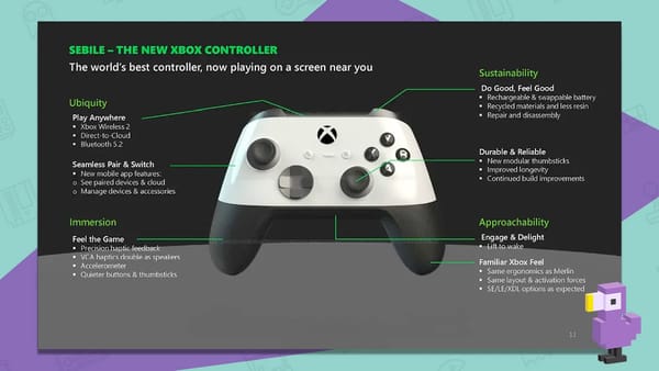 New Xbox "Sebile" Controller Revealed Amidst Latest Leak