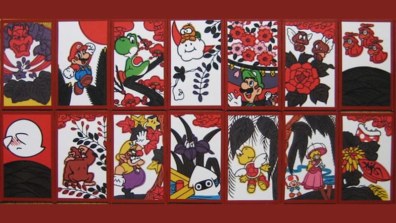 You Can Now Play Super Mario Hanafuda Cards At A Public Bathhouse in Tokyo