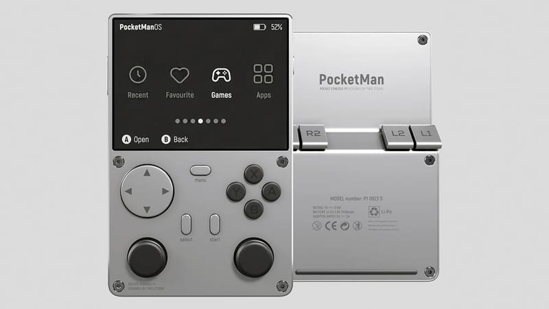 PocketMan P1 Metal Handheld Concept Is An Exciting Vertical Gaming Dream