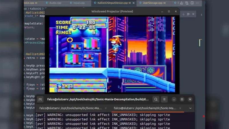 Sonic Mania Dreamcast Port Has Sega Fans Going Wild