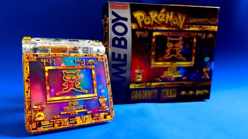 This Ancient Mew Game Boy Advance SP Could Be The Best Looking Handheld ...