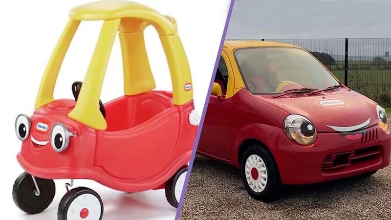 A Car Dealership Has Created The Little Tikes Red & Yellow Car We All ...